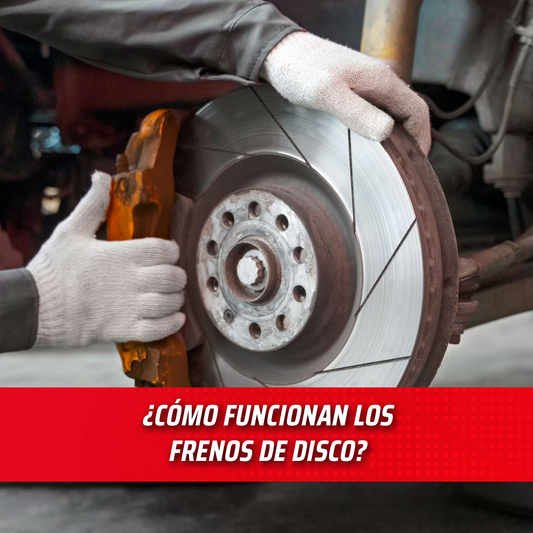 ¿Cómo funcionan los frenos de disco?